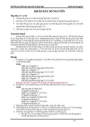 Chapter-1-Edit - Chapter-1-Edit - Chapter 1 COMPUTER SYSTEM PERFORMANCE ...