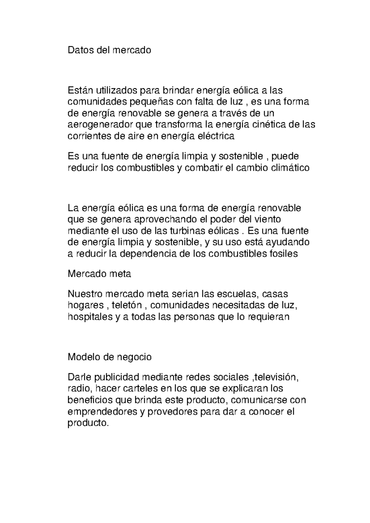 Datos del mercado - mkmmmm - Datos del mercado Están utilizados para ...