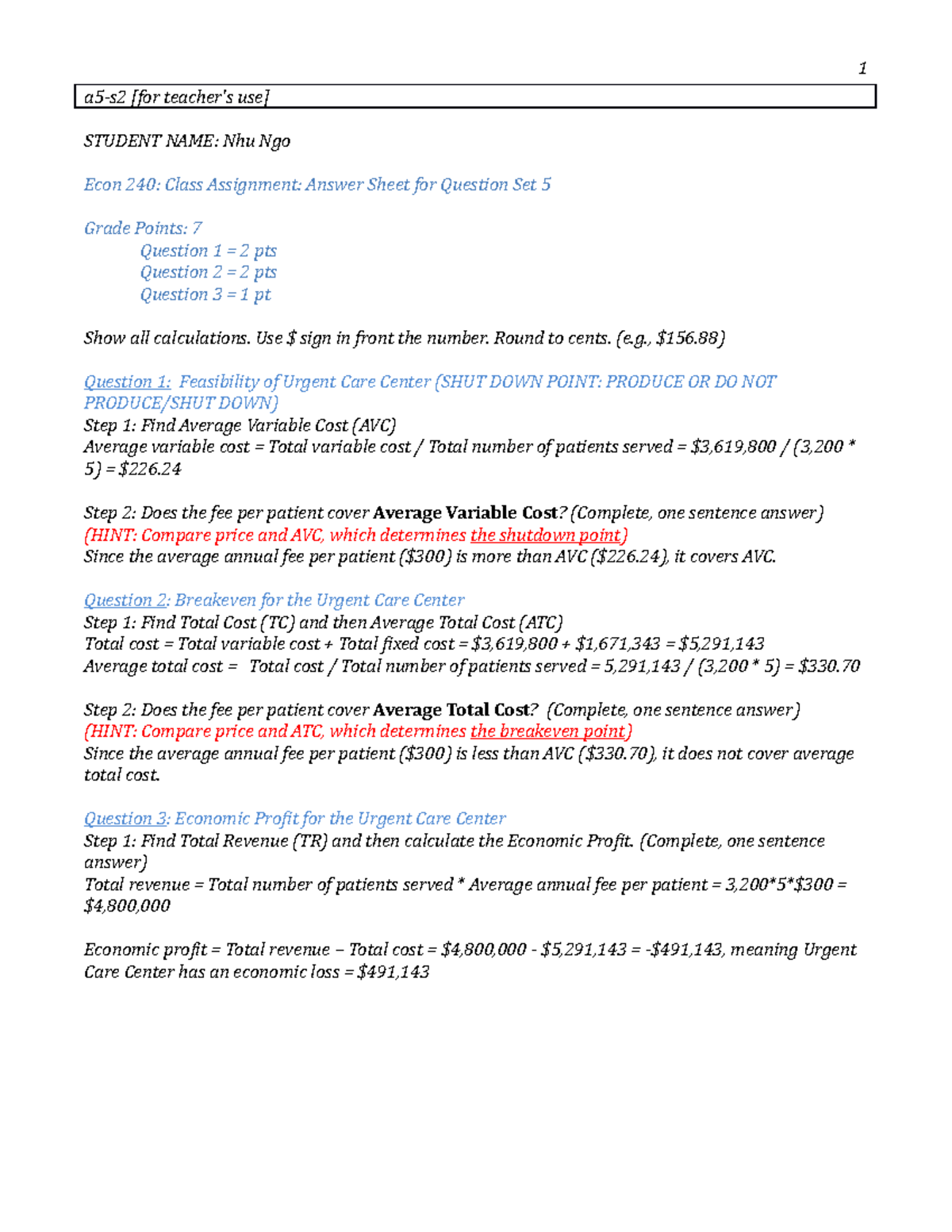 Answer Sheet-5-NEW1 - Assignment key - a5-s2 [for teacher's use ...