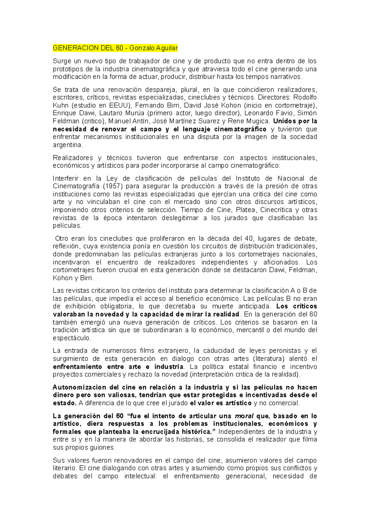 Generacion DEL '60 - GENERACION DEL 60 - Gonzalo Aguilar Surge un nuevo ...