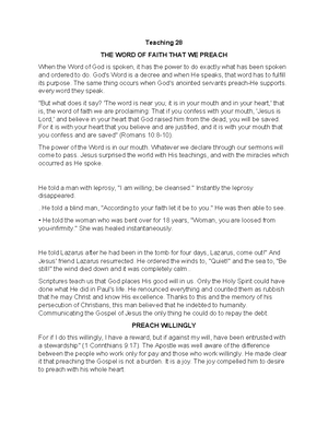 Teaching-29 - Teaching 29 - Teaching 29 CHARACTERISTICS OF A CONQUERING ...