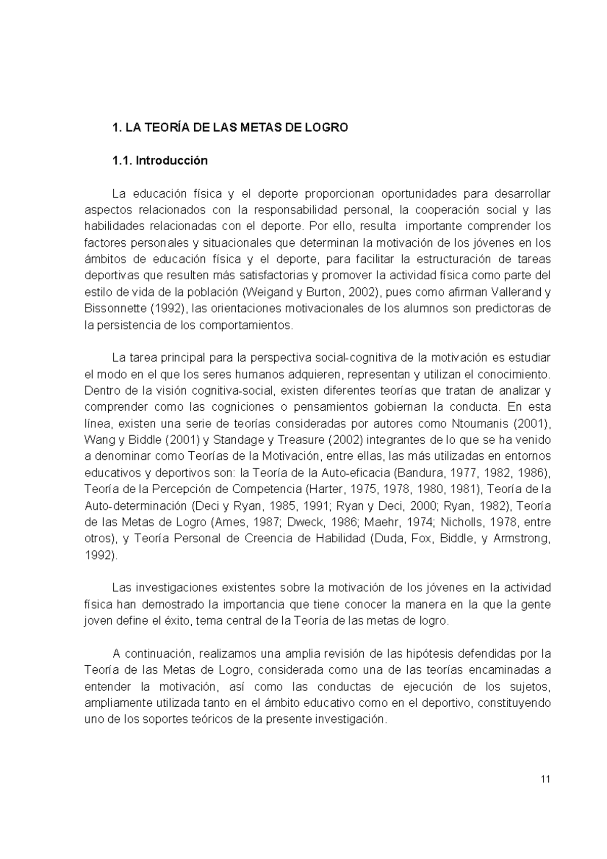 Libro metas y estudio - 1. LA TEORÍA DE LAS METAS DE LOGRO Introducción ...