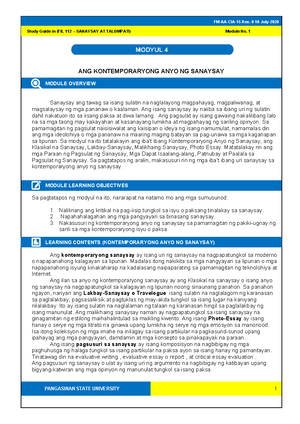Aralin 1 - DLP-MATATAG - MATATAG Kto Lingguhang Aralin Paaralan MANAOAG ...