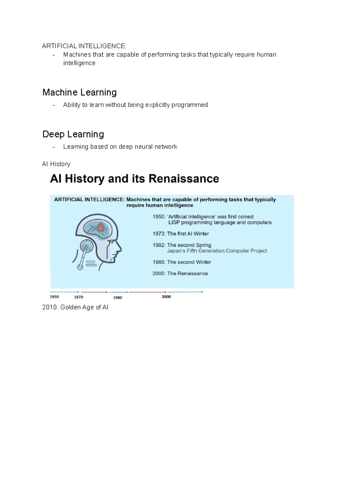 Week 7 - Introduction to Aritifical Intelligence - ARTIFICIAL ...