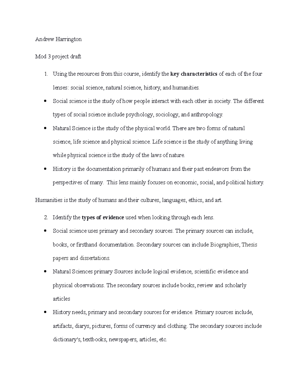 Module Three Project - just doin this to get freeeee - Andrew ...