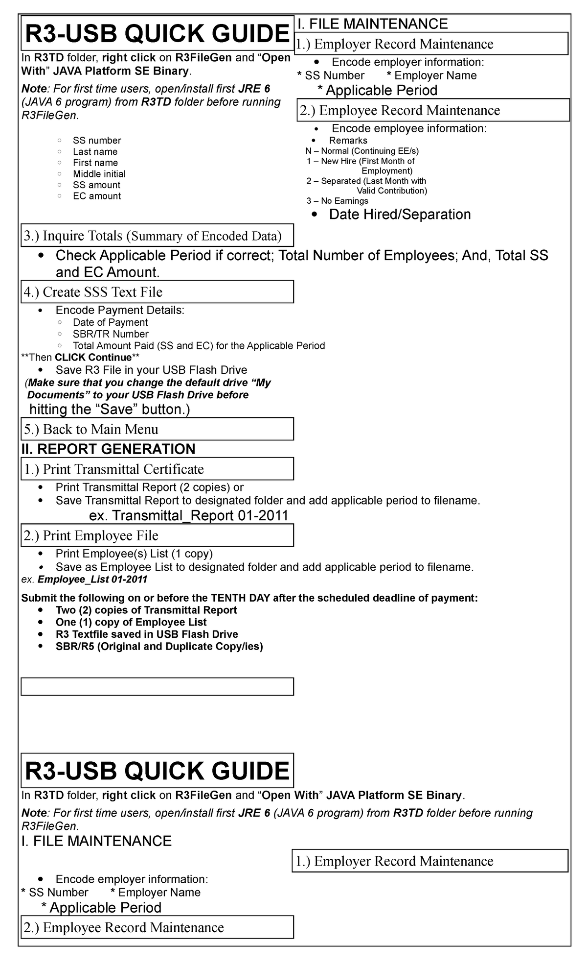 R3-USB Quick Guide - R3-USB QUICK GUIDE In R3TD folder, right click on ...