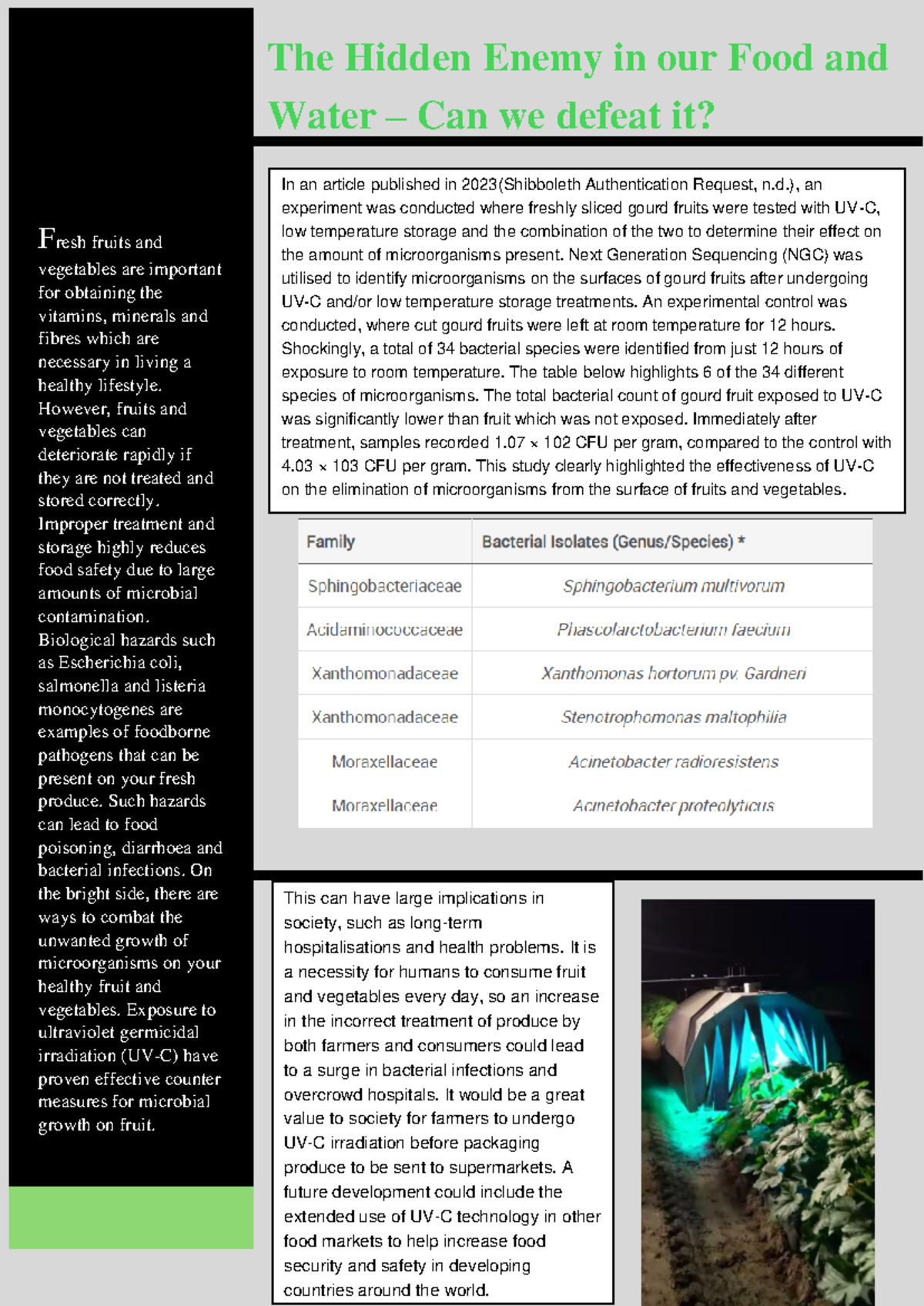 Microbiology magazine article - The Hidden Enemy in our Food and Water ...