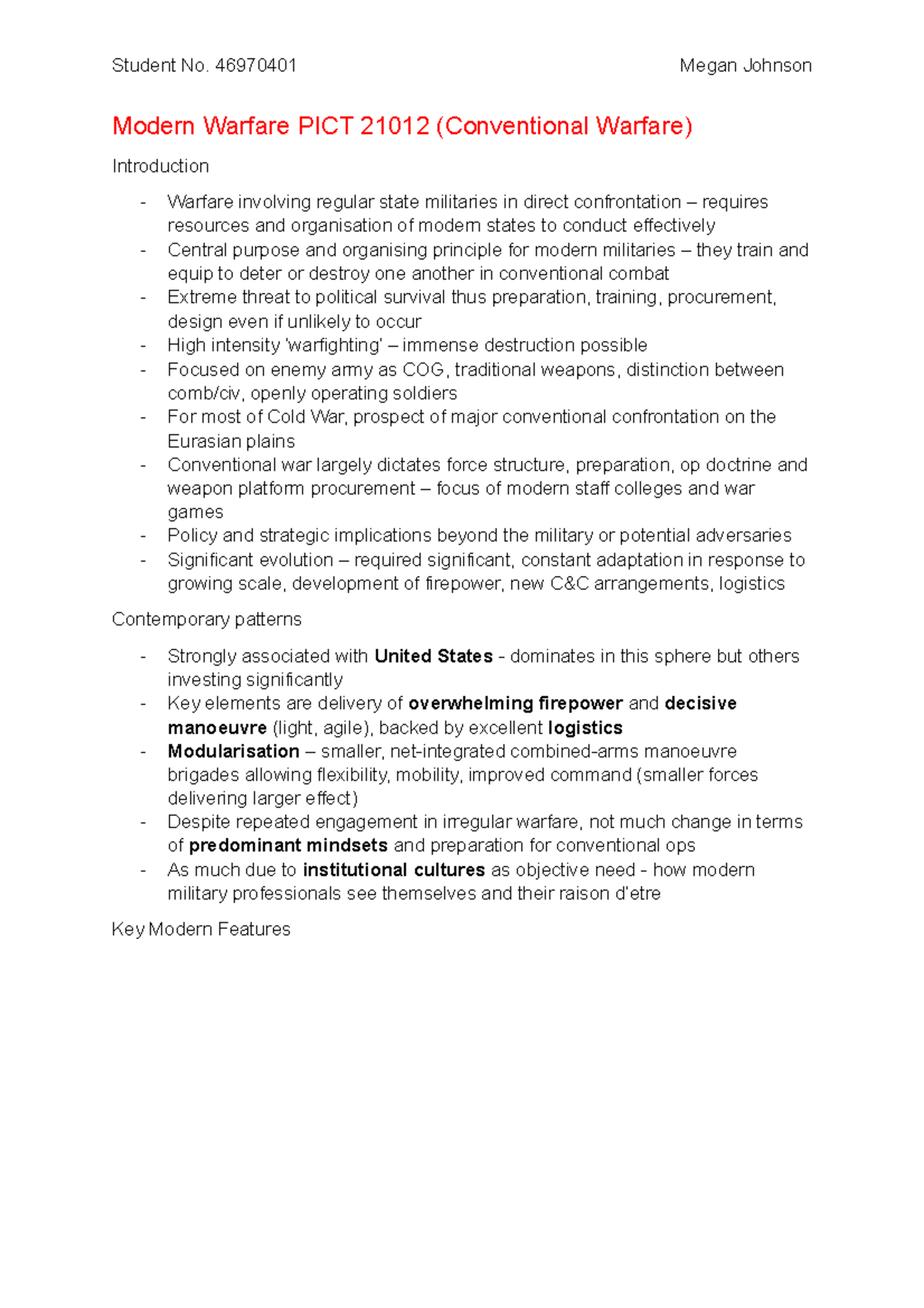 conventional warfare - Modern Warfare PICT 21012 (Conventional Warfare ...