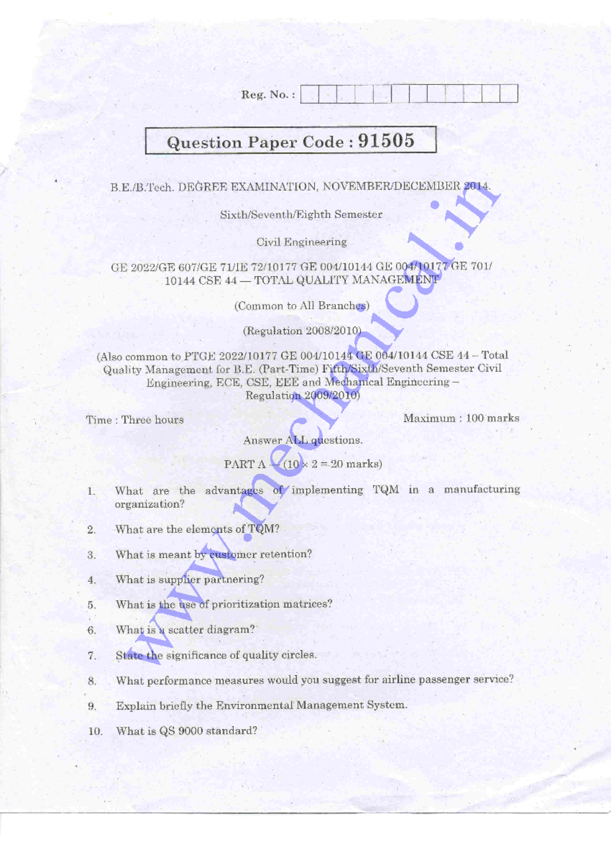 Total-Quality-Management Nov Dec 2014 R2008 2010 - bba/bcom ...