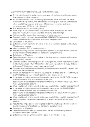 Unit 4 Assignment D - applied science btec Pearsons - EVERYTHING YOU ...