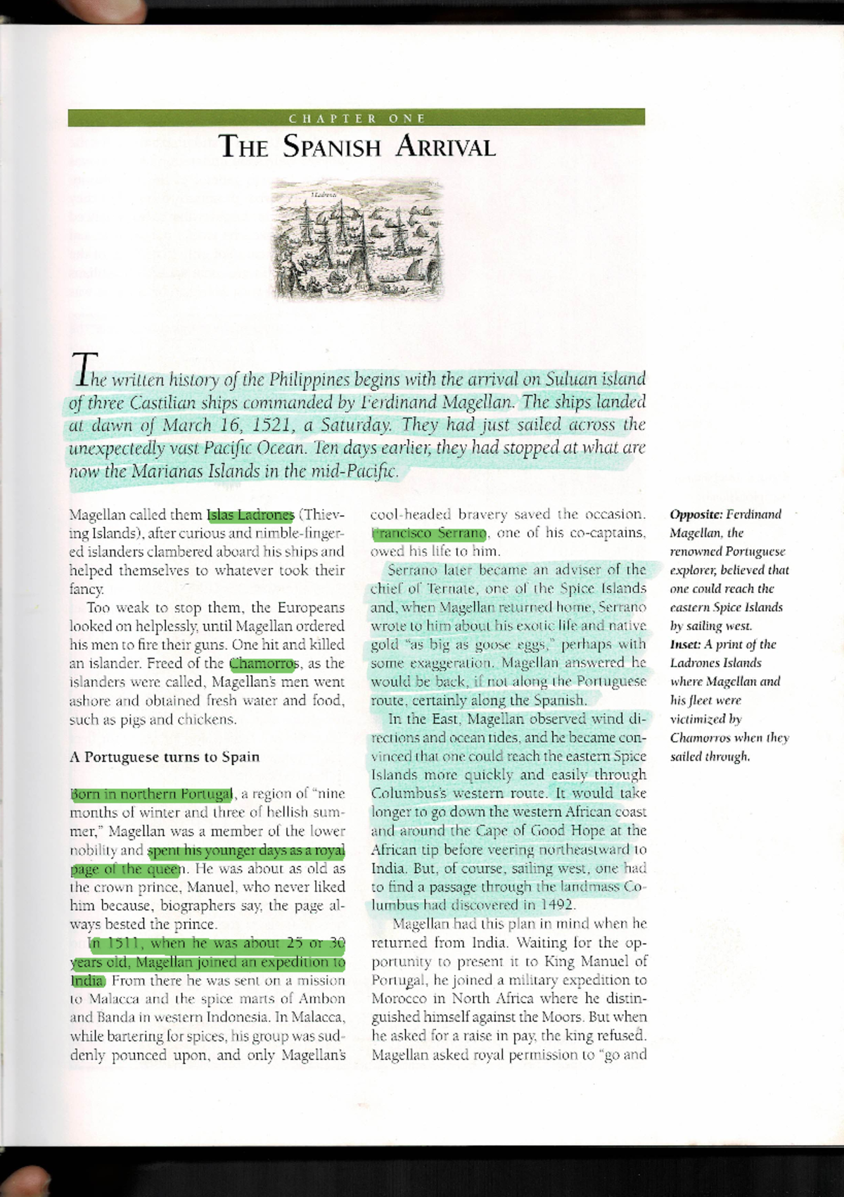 Part 1, arrival of the spaniards - Readings in Philippine History - Studocu