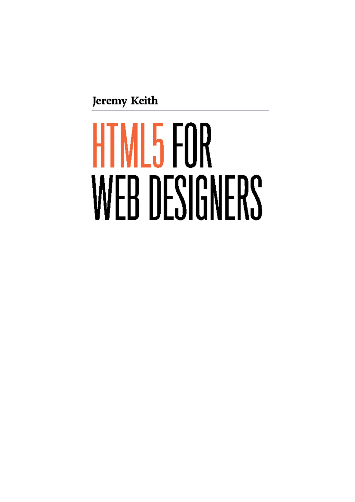 BA01 HTML5 for Web Designers - ?KDC, =FI N