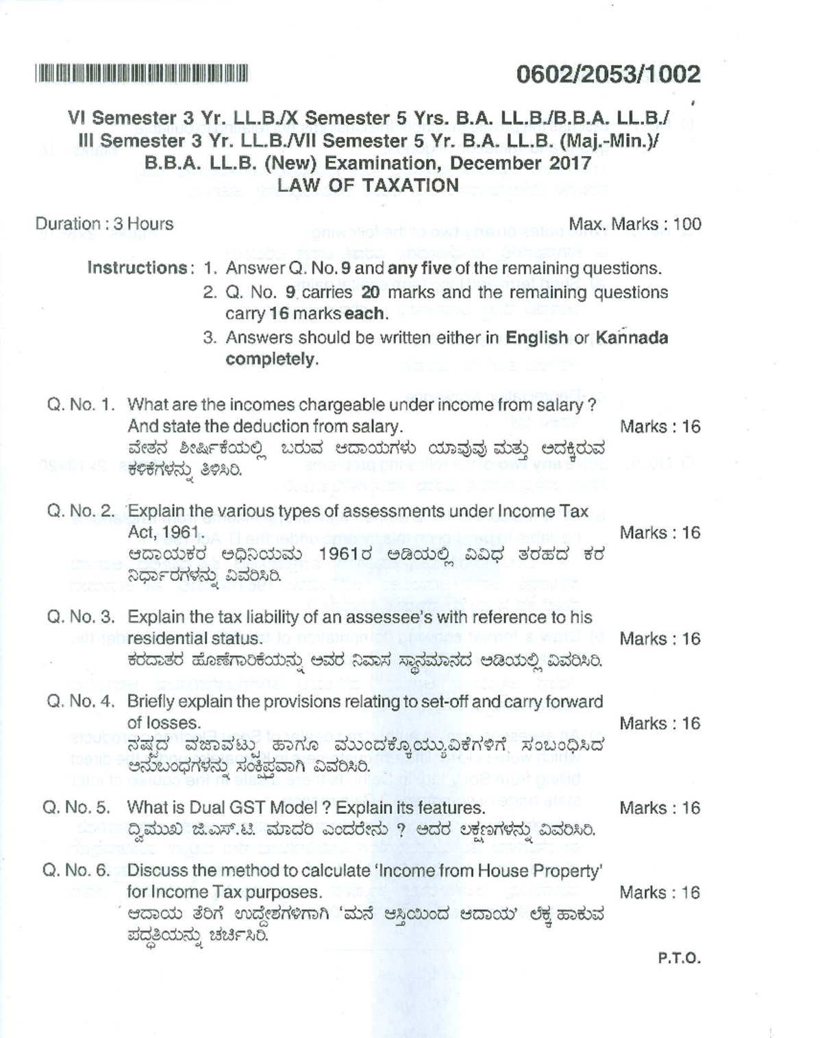 LAW OF Taxation December 2017 - taxation - Studocu