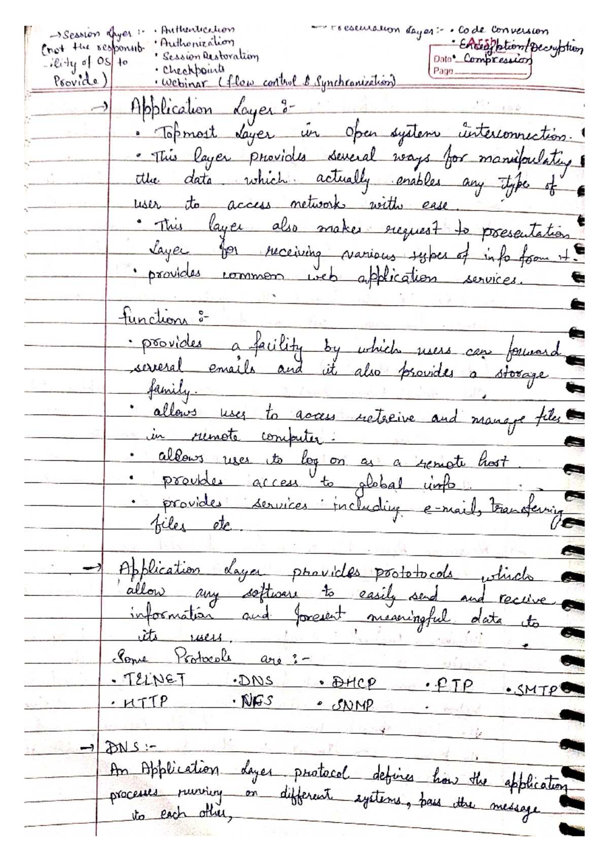 Cn unit-5 - Computer network - Computer science engineering - Studocu