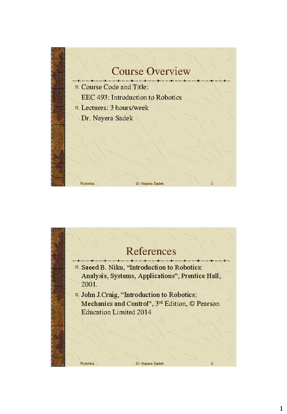 Chapter 0 - Summary Kinetics of chemical chemistry - Robotics Dr ...
