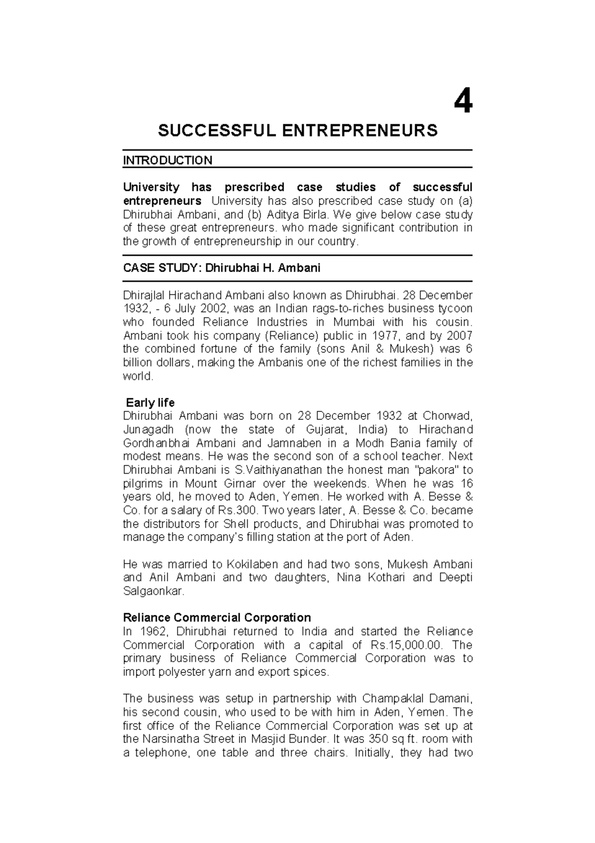 Entrepreneurship-Management chapter 4 - SUCCESSFUL ENTREPRENEURS ...