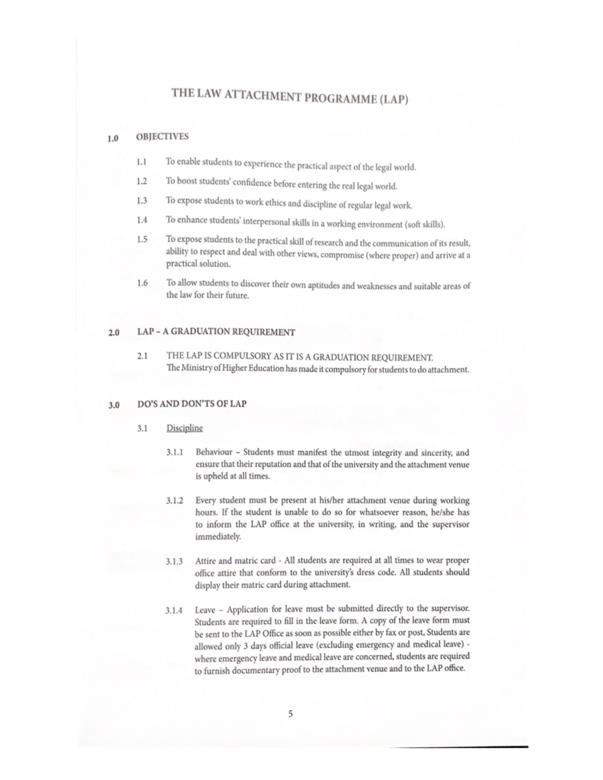 THE LAW Attachment Programme (LAP) - Alternative Dispute - Studocu