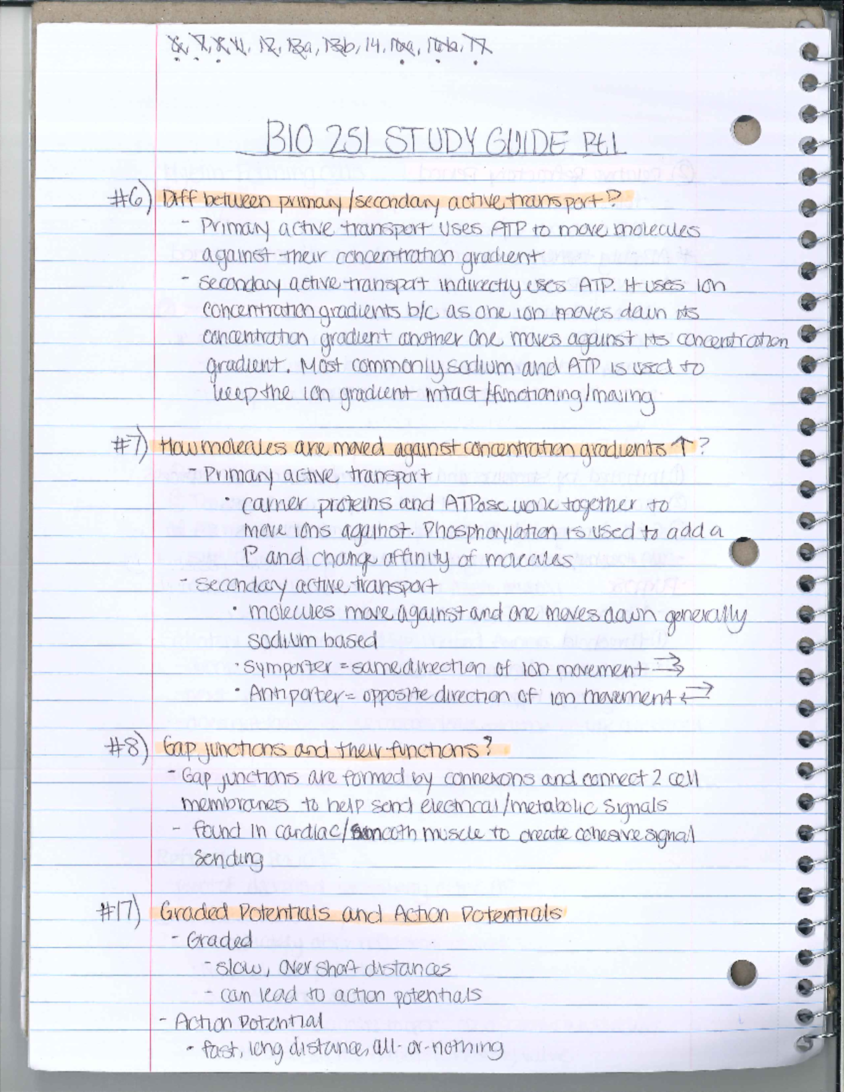 Bio 251 study guide 1 - Biology 251 - Studocu Bio 251 study guide 1 - Biology 251 - Studocu