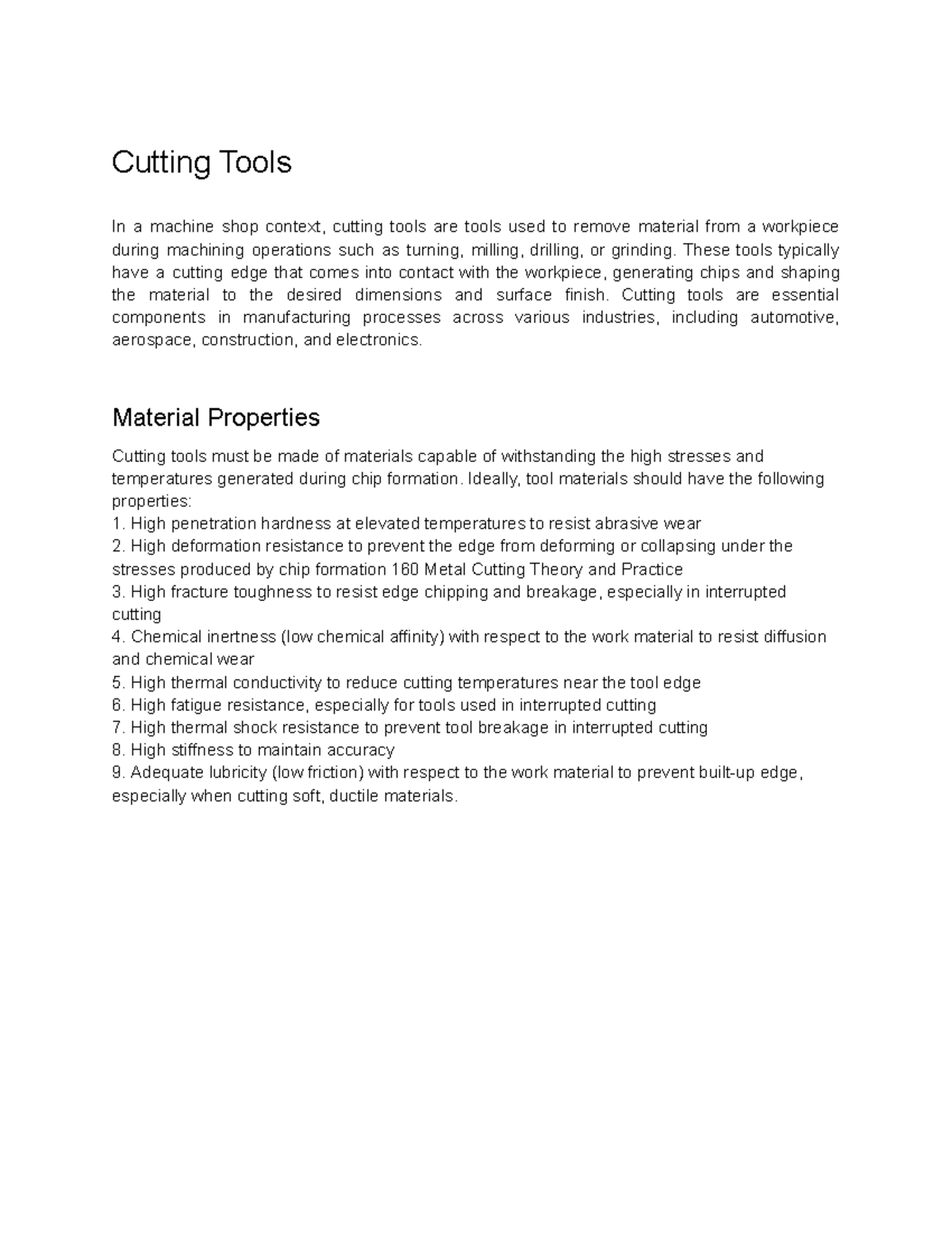 Cutting Tools and Finishing and Roughing Cut - Cutting Tools In a ...