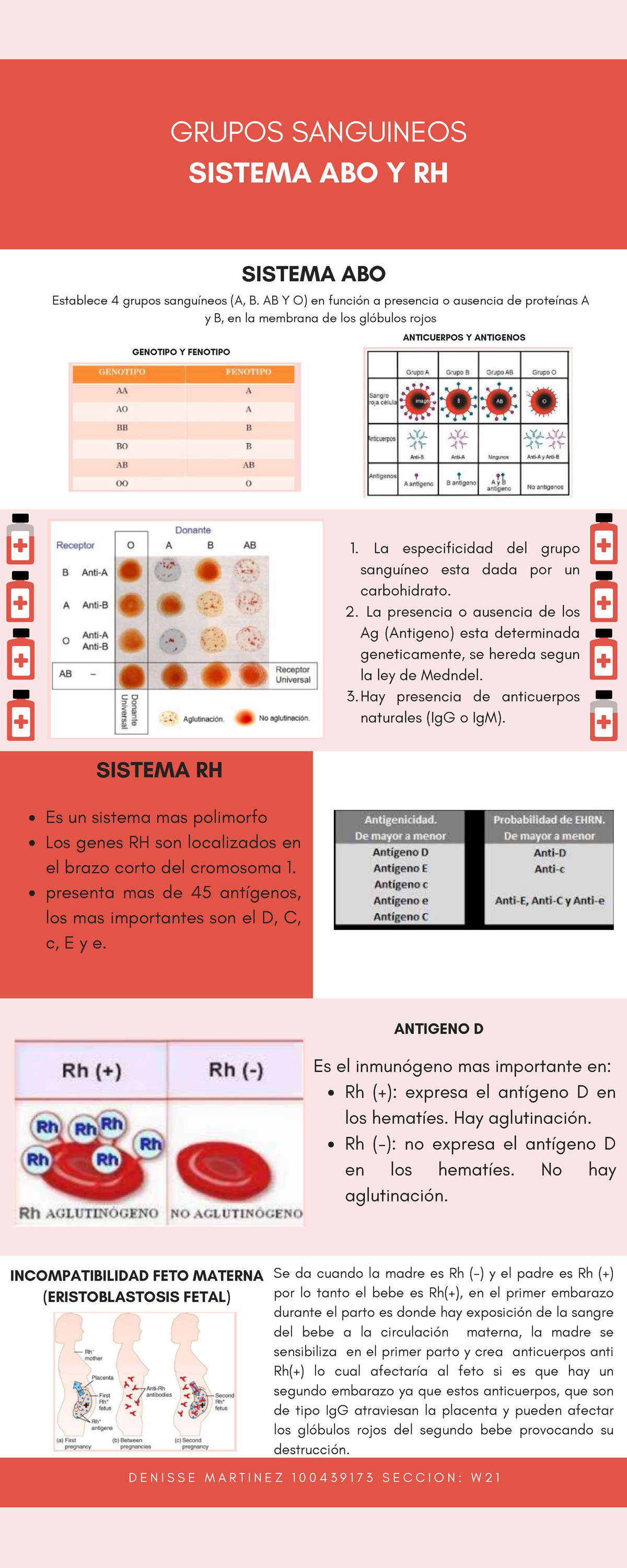 Infografia. Sistema ABO y Rh - GRUPOS SANGUINEOS SISTEMA ABO Y RH SISTEMA ABO Se da cuando la ...