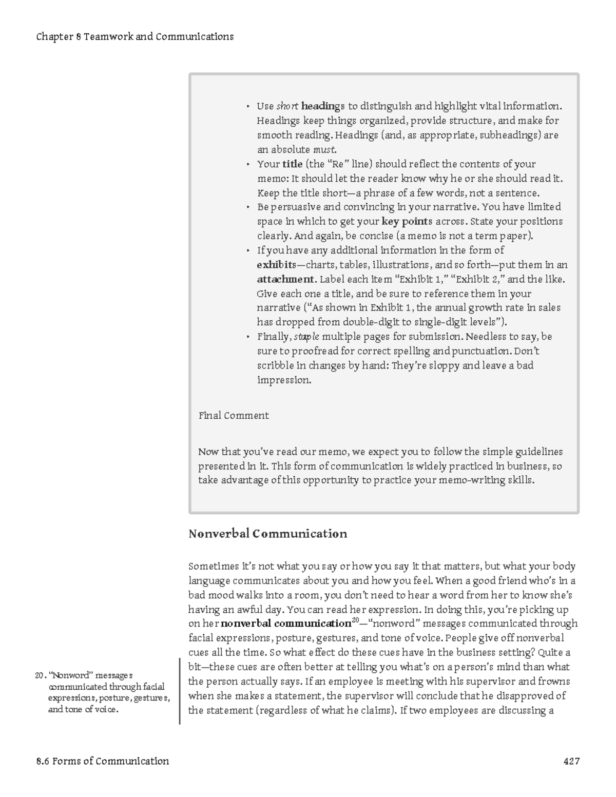 Introduction To Business-109 - Use short headings to distinguish and ...