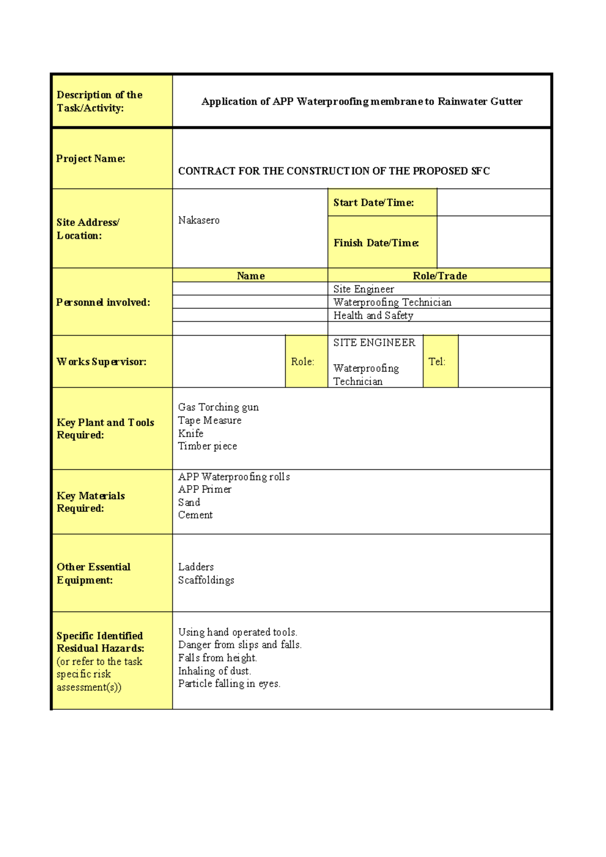 APP Waterproofing method statementwaterproofing methodstatement ...