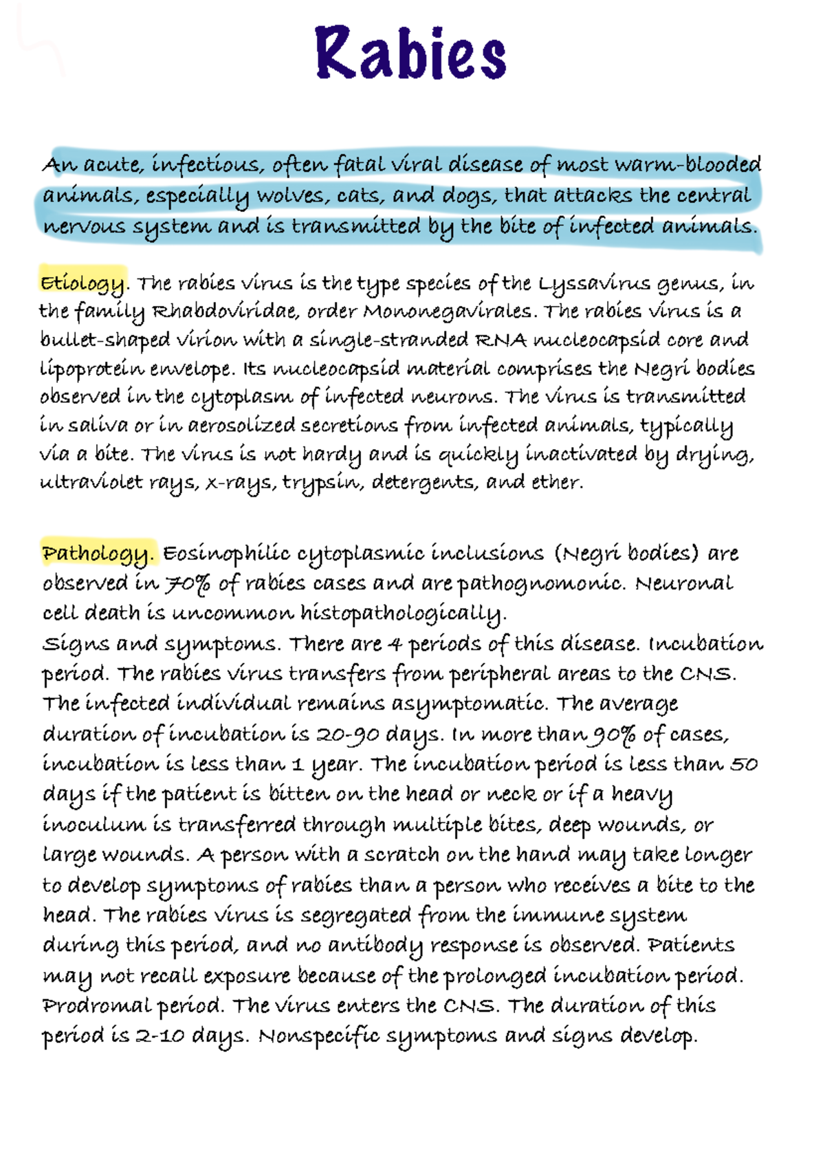 Rabies - Rabies An acute, infectious, often fatal viral disease of most ...