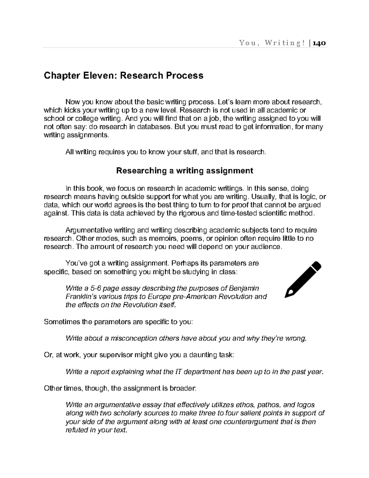 Workbook Chapter 11 - Research Process - Chapter Eleven: Research ...