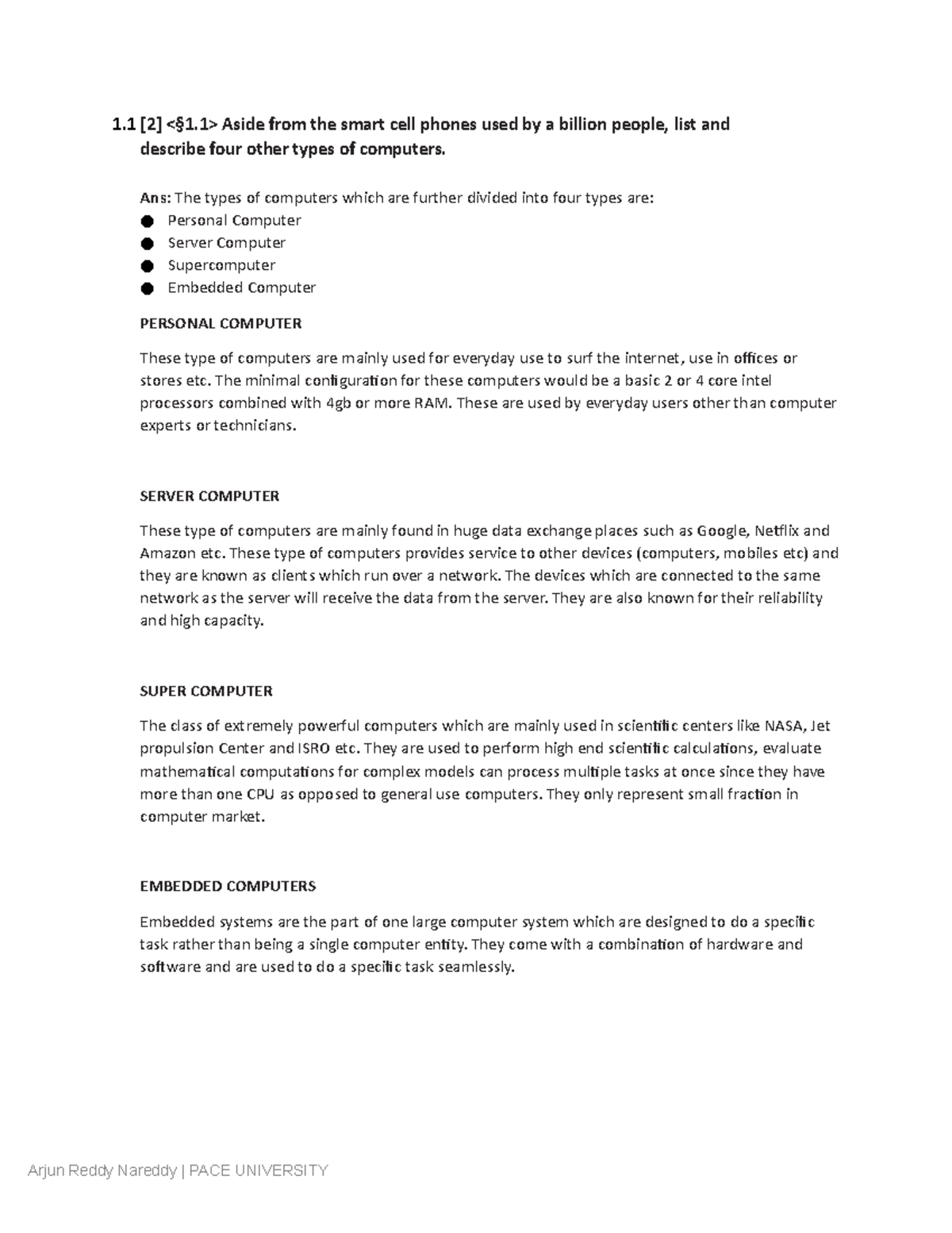 Csc assignment - 1 [2] Aside from the smart cell phones used by a ...