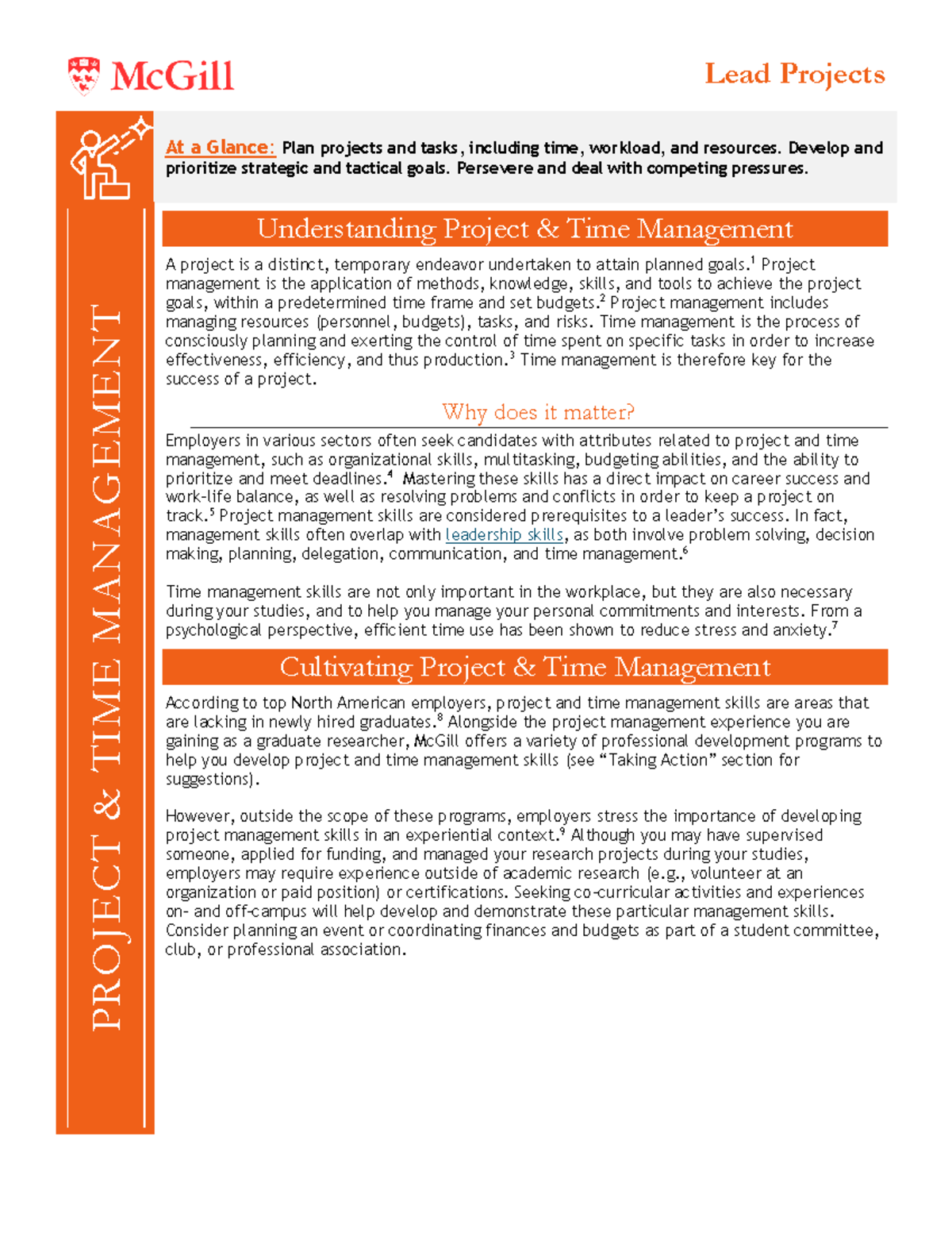 Project time management - Lead Projects At a Glance: Plan projects and ...