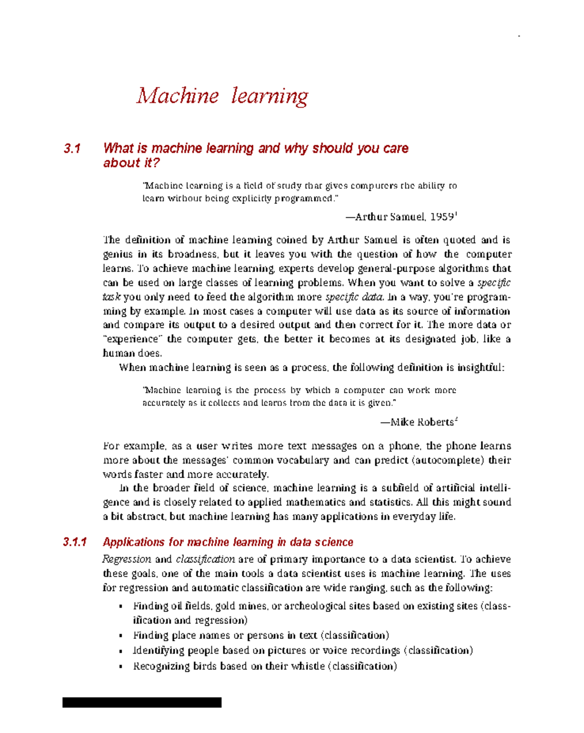 UNIT1-ML - aadds - 1 Machine learning 3 What is machine learning and ...