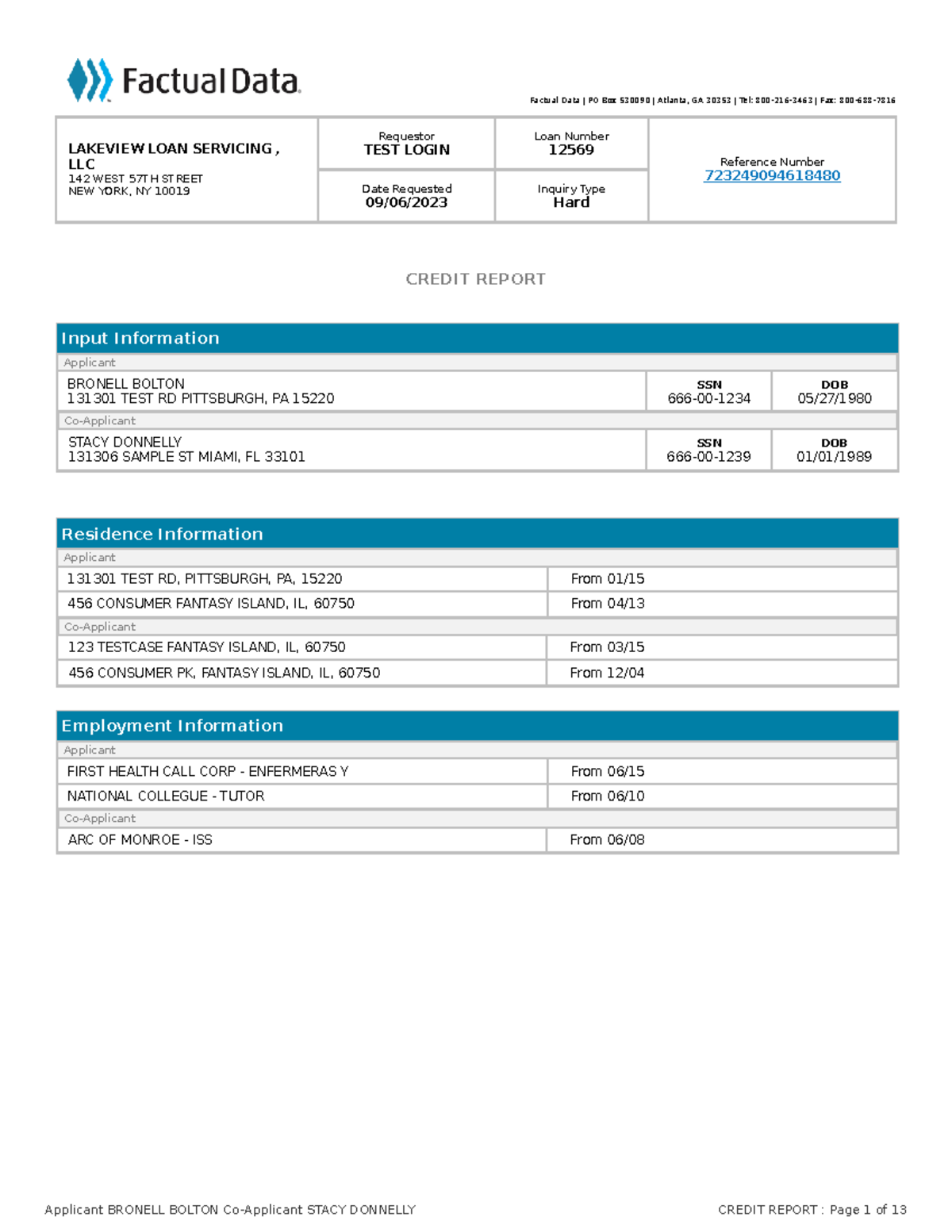 Freeformatter-decoded - CREDIT REPORT Factual Data | PO Box 530090 ...