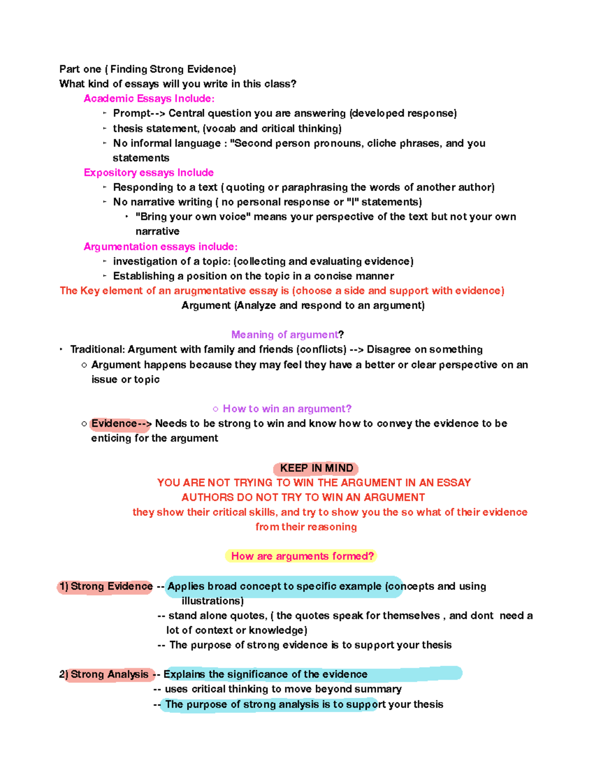 Week 3 Lecture The Art of arguementation Finding strong Evidence - Part ...