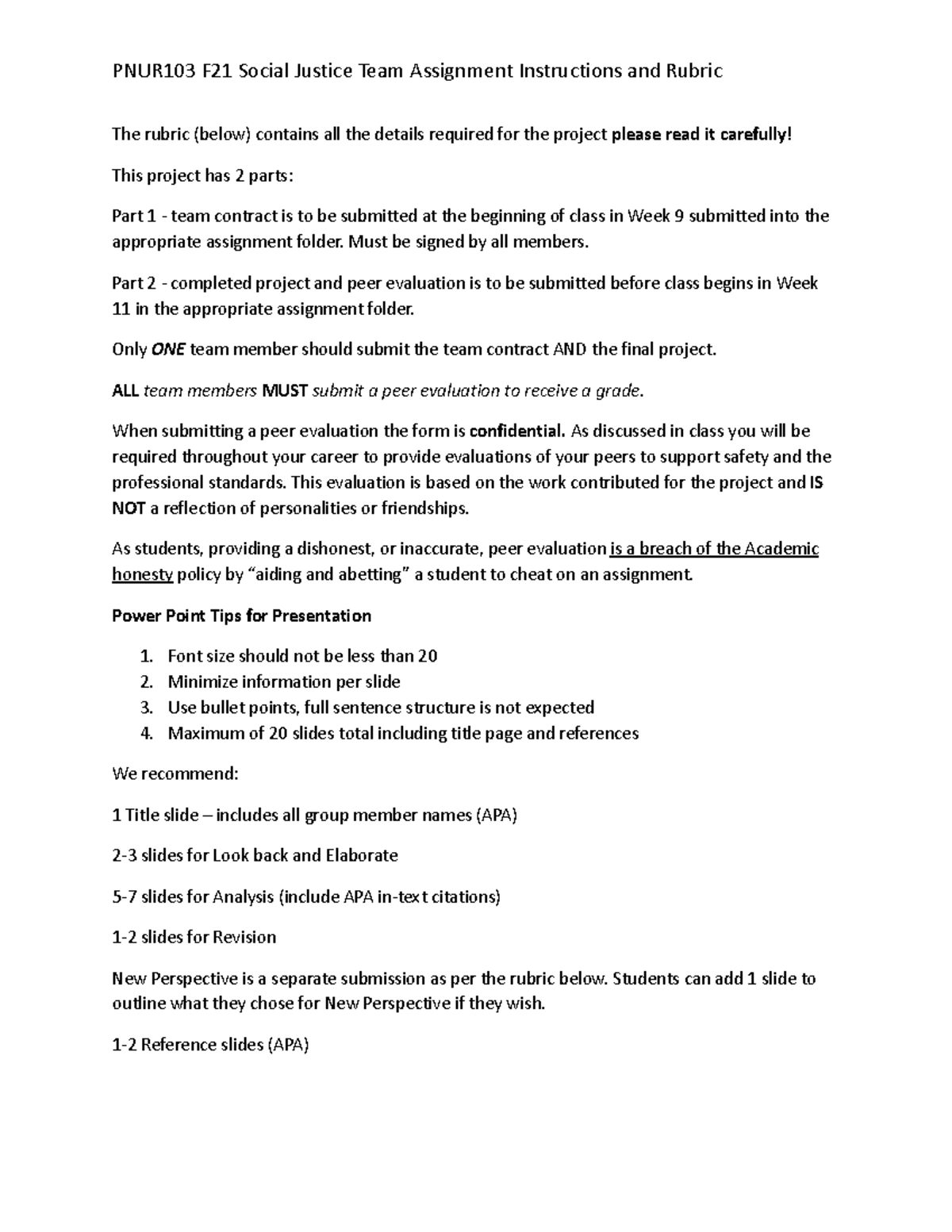 Assignment 2 Social Justice Reflective Analysis F21 Instructions and ...