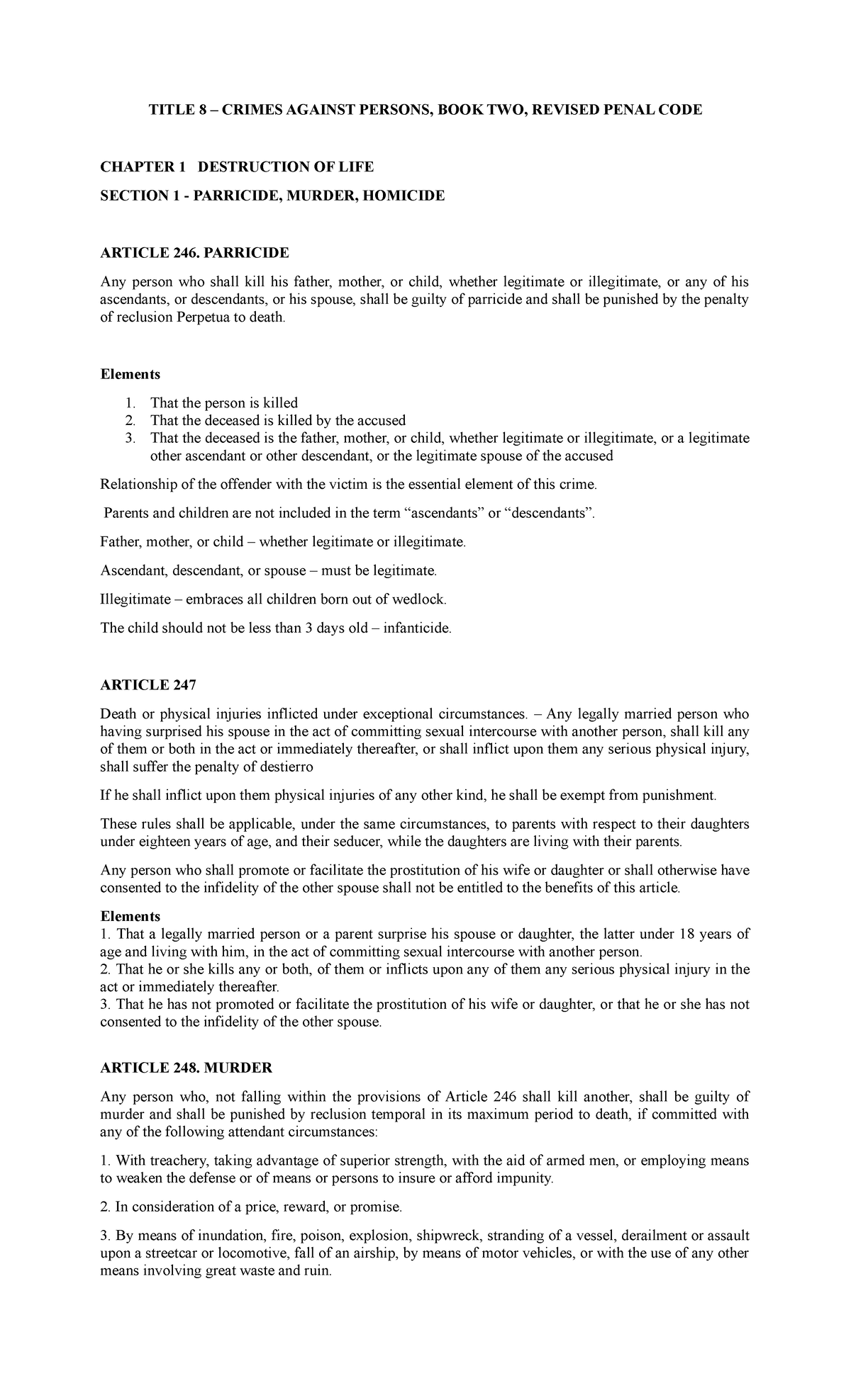 Title-8-9 - Criminology books and information. - TITLE 8 – CRIMES ...