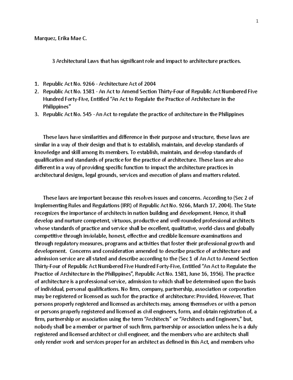 3 Architectural Laws that has significant role and impact to ...