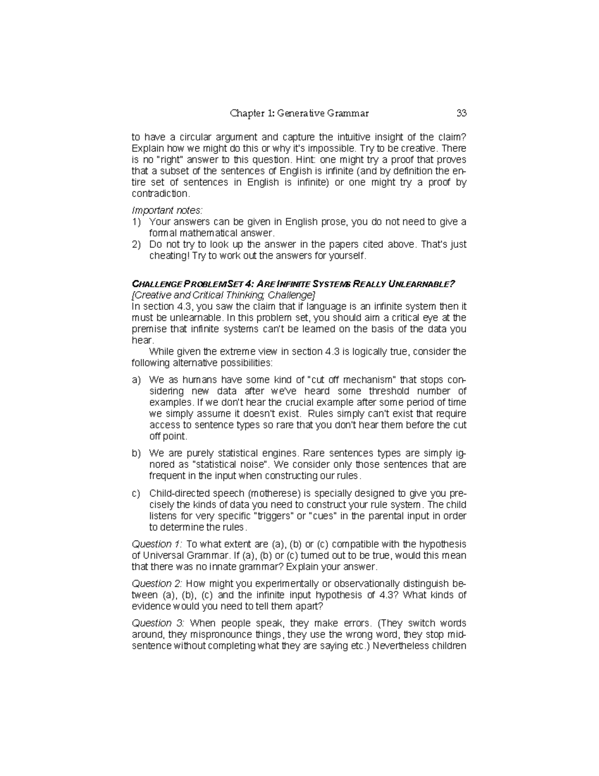 Syntax A Generative Introduction 52 68 Chapter 1 Generative Grammar 33 To Have A Circular