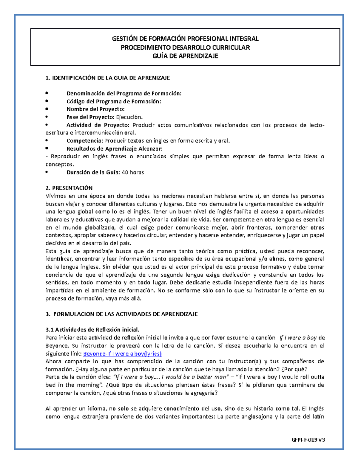 GFPI-F-019 Formato Guia de aprendizaje P3 - GESTIÓN DE FORMACIÓN PROFESIONAL INTEGRAL ...