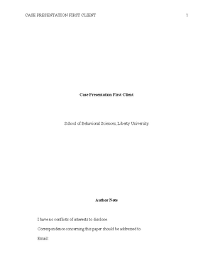 Initial Interview 24' - none - Initial Interview Benchmark Paper: Initial Interview Lisa Knight ...