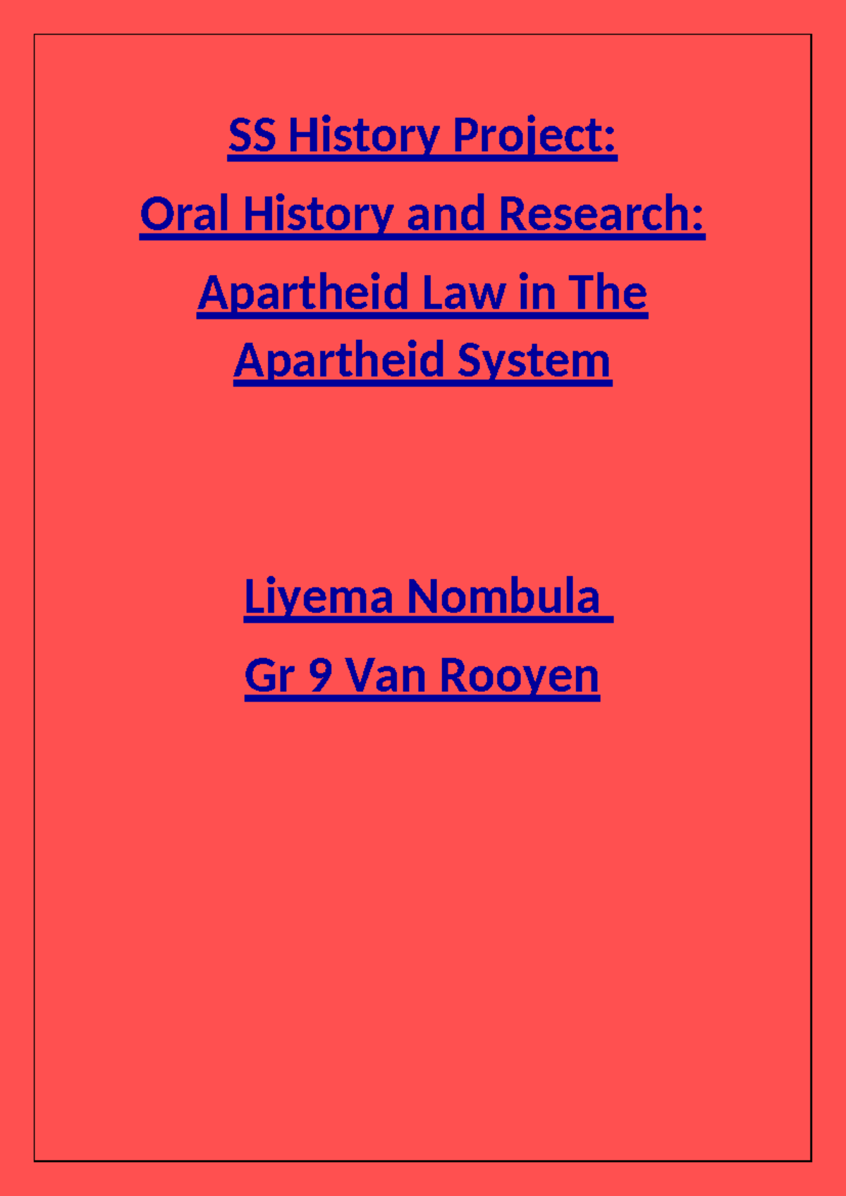 SS Project History - SS History Project: Oral History and Research ...