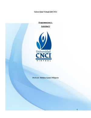 Programacion 1 Proyecto Modular - UNIVERSIDAD VIRTUAL CNCI INGENIERIA ...