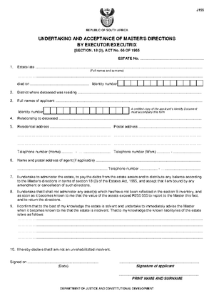 J243 inventory document example - G.-S. 003-0318 J REPUBLIC OF SOUTH ...