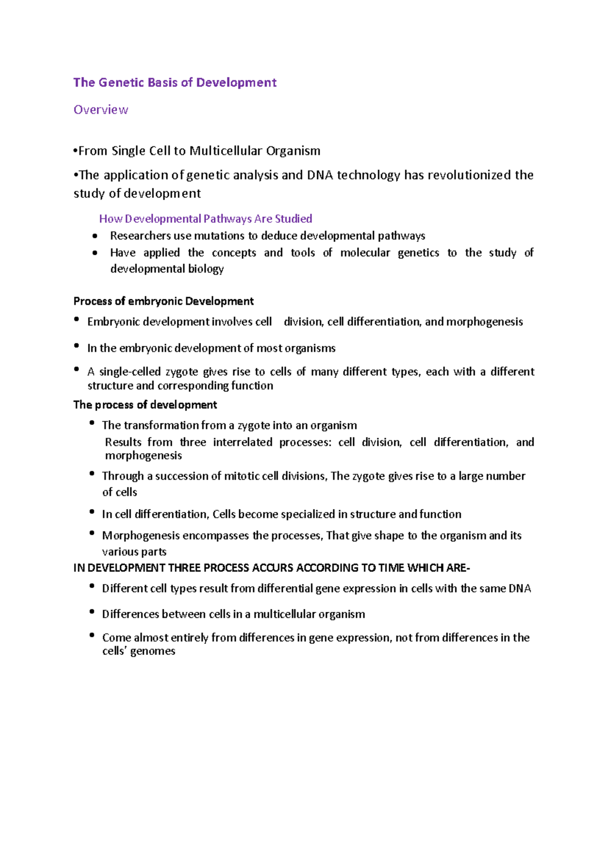 The Genetic Basis of Development pdf3 - The Genetic Basis of ...
