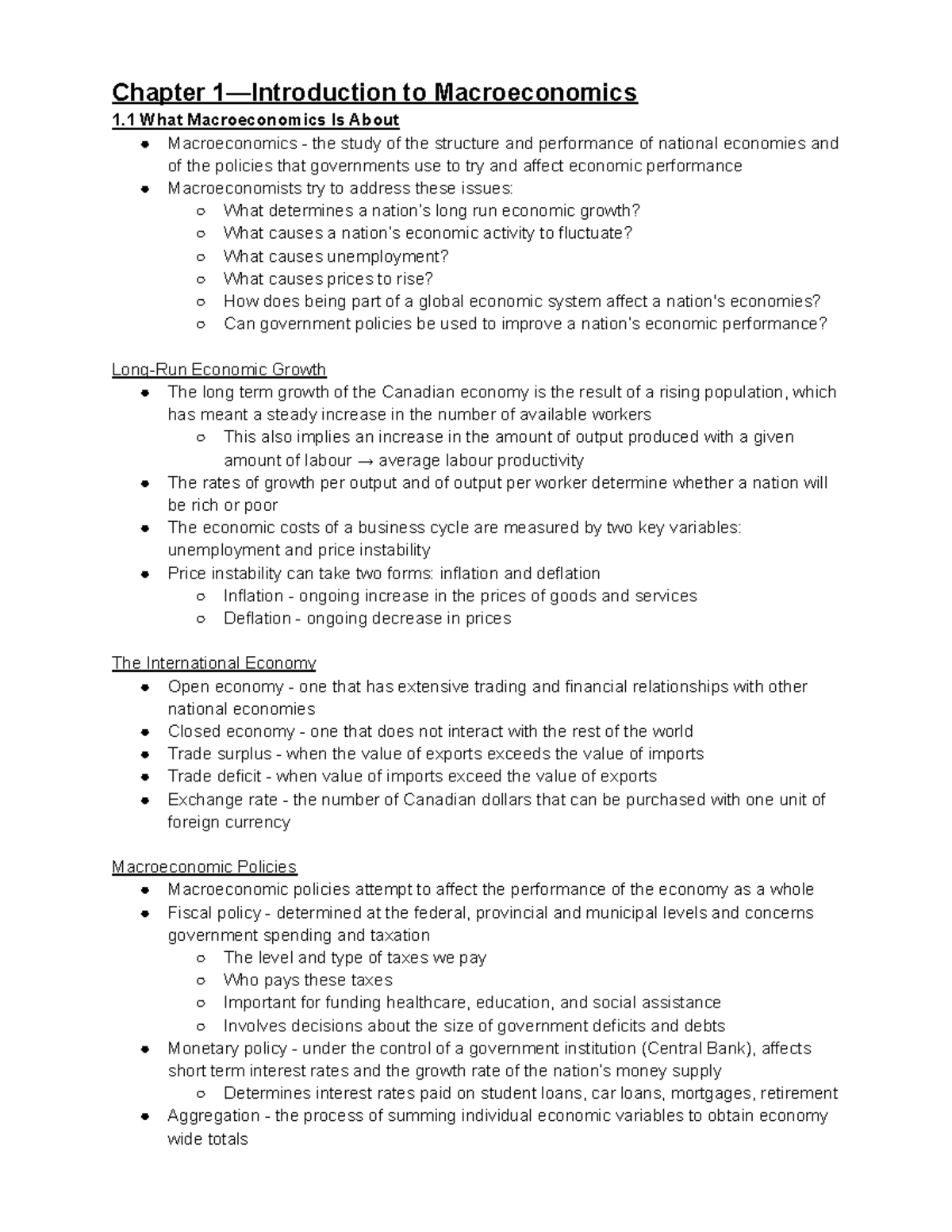 Chapter 1-2 - Lecture notes 1 - Chapter 1—Introduction to ...