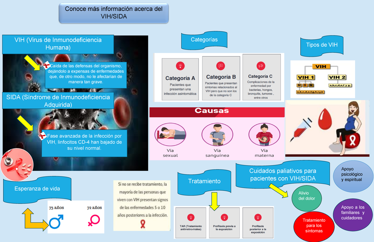 Infografía VIH-1 - Conoce más información acerca del VIH/SIDA VIH ...