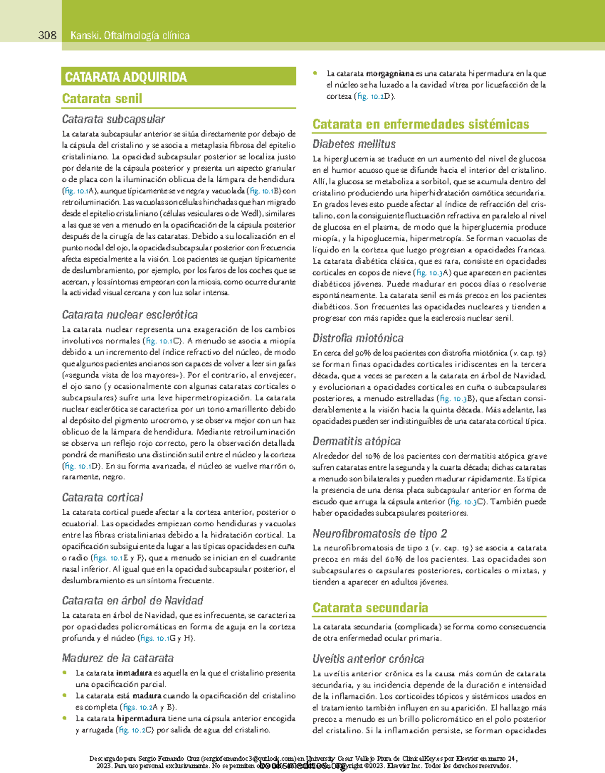 T5 Cristalino - Kanski - Resumen Clinical Ophthalmology - 308 Kanski ...