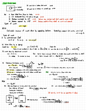 Pchem 6 - Phase changes, delta H at different pressure and different ...