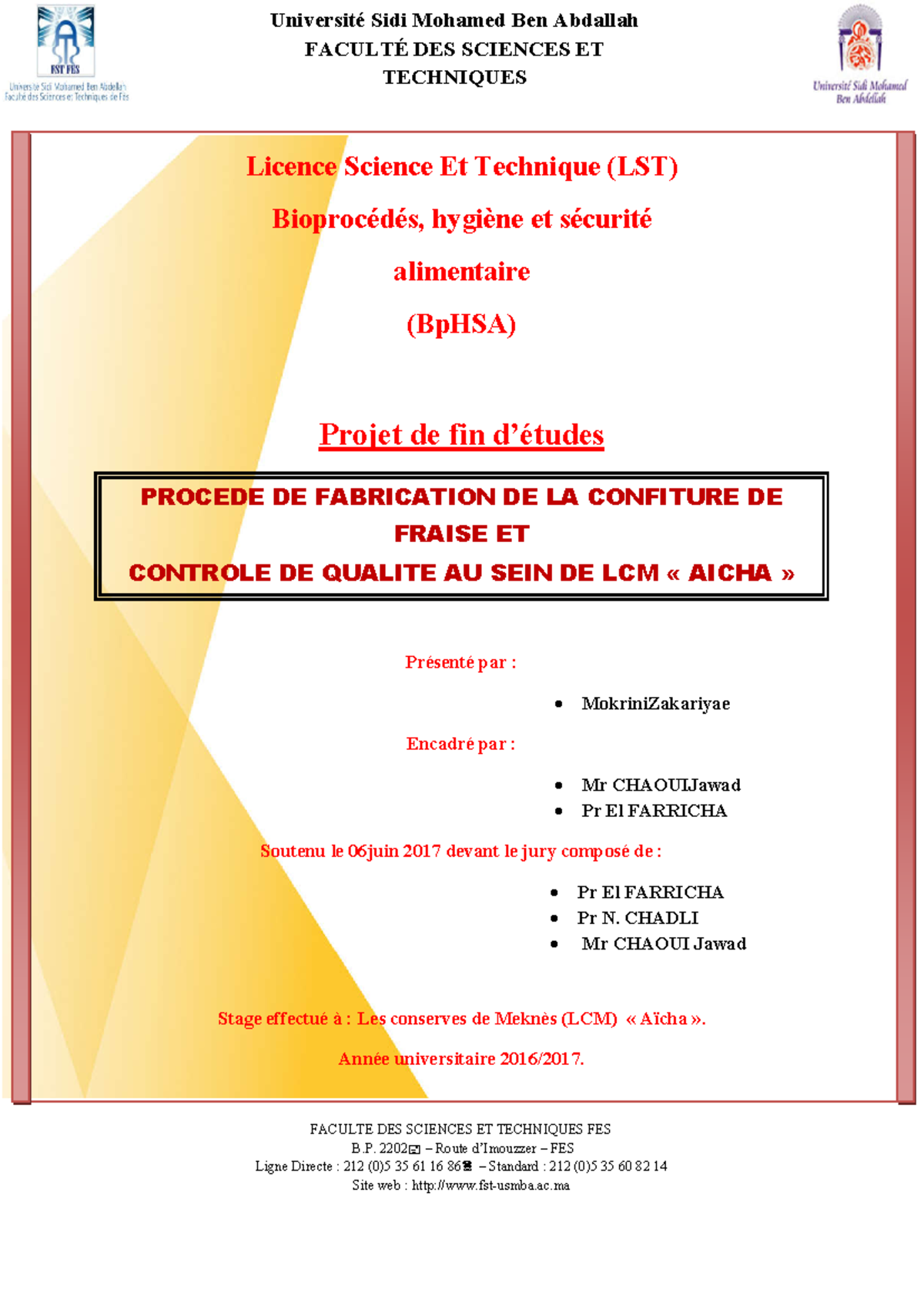 Procédé de fabrication de la confiture de fraise et contrôle de qualité ...