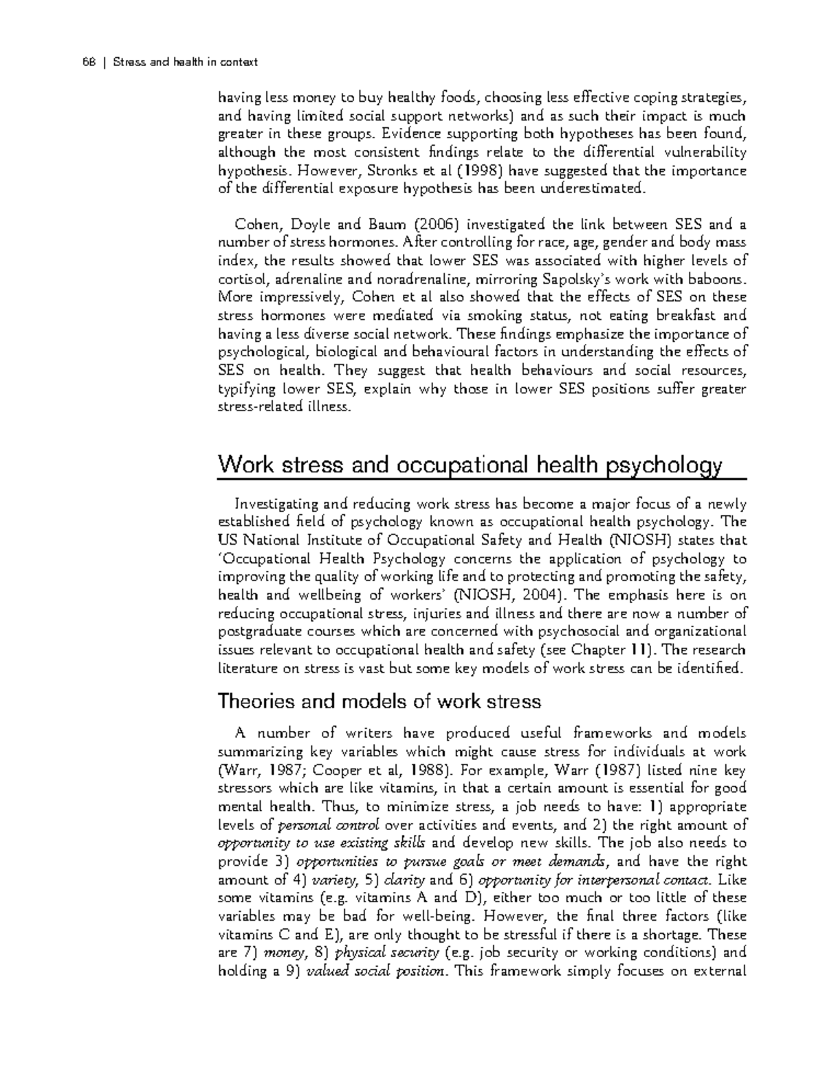 Health psychology topics in applied psychology part 9 - 68 | Stress and ...