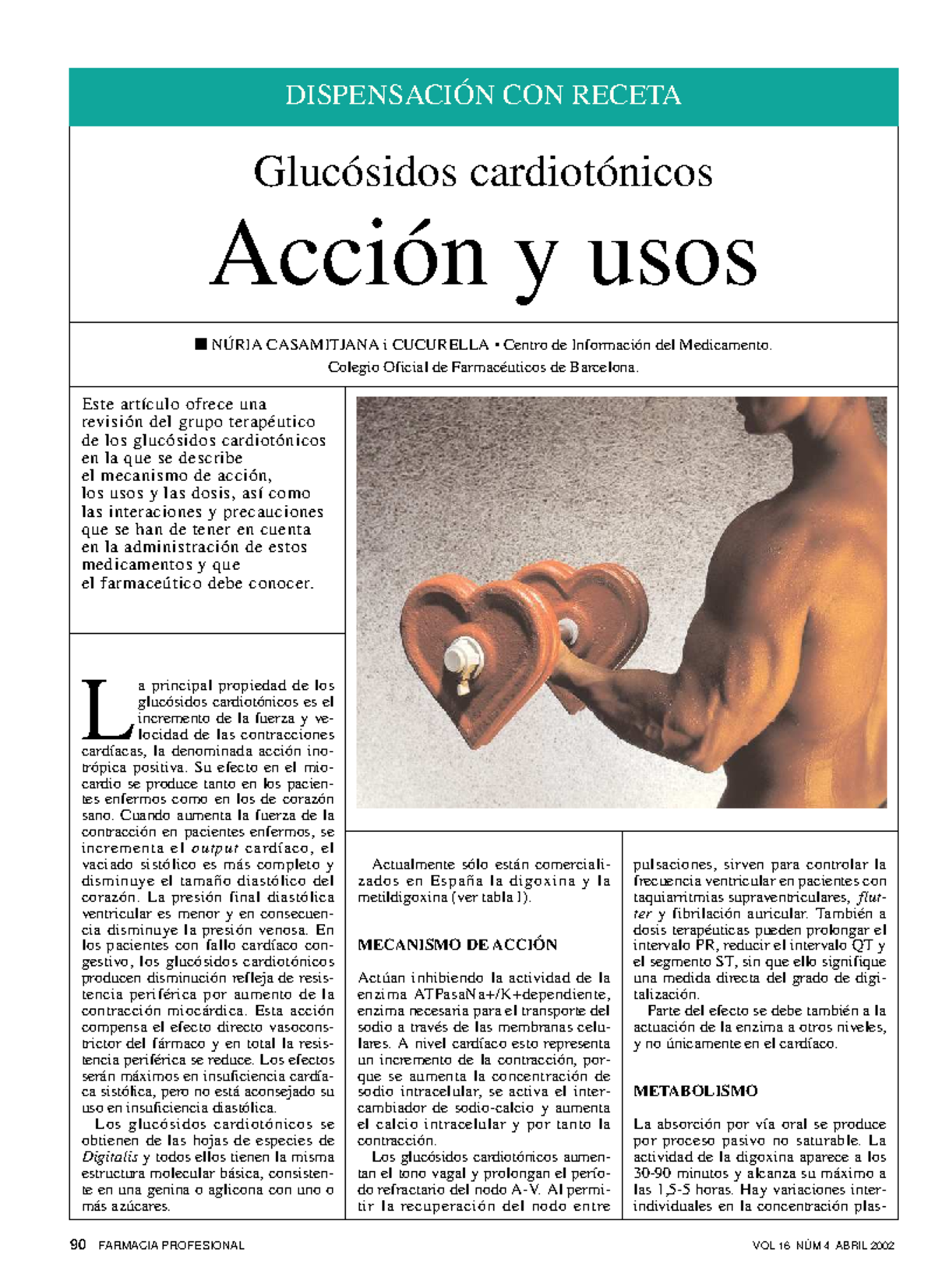 Cardiotonicos - resúmenes y casos - DISPENSACIÓN CON RECETA Este ...